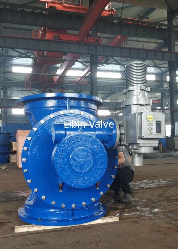 Customized Color Eccentric Plug Valve / Flanged Plug Valve Low ...